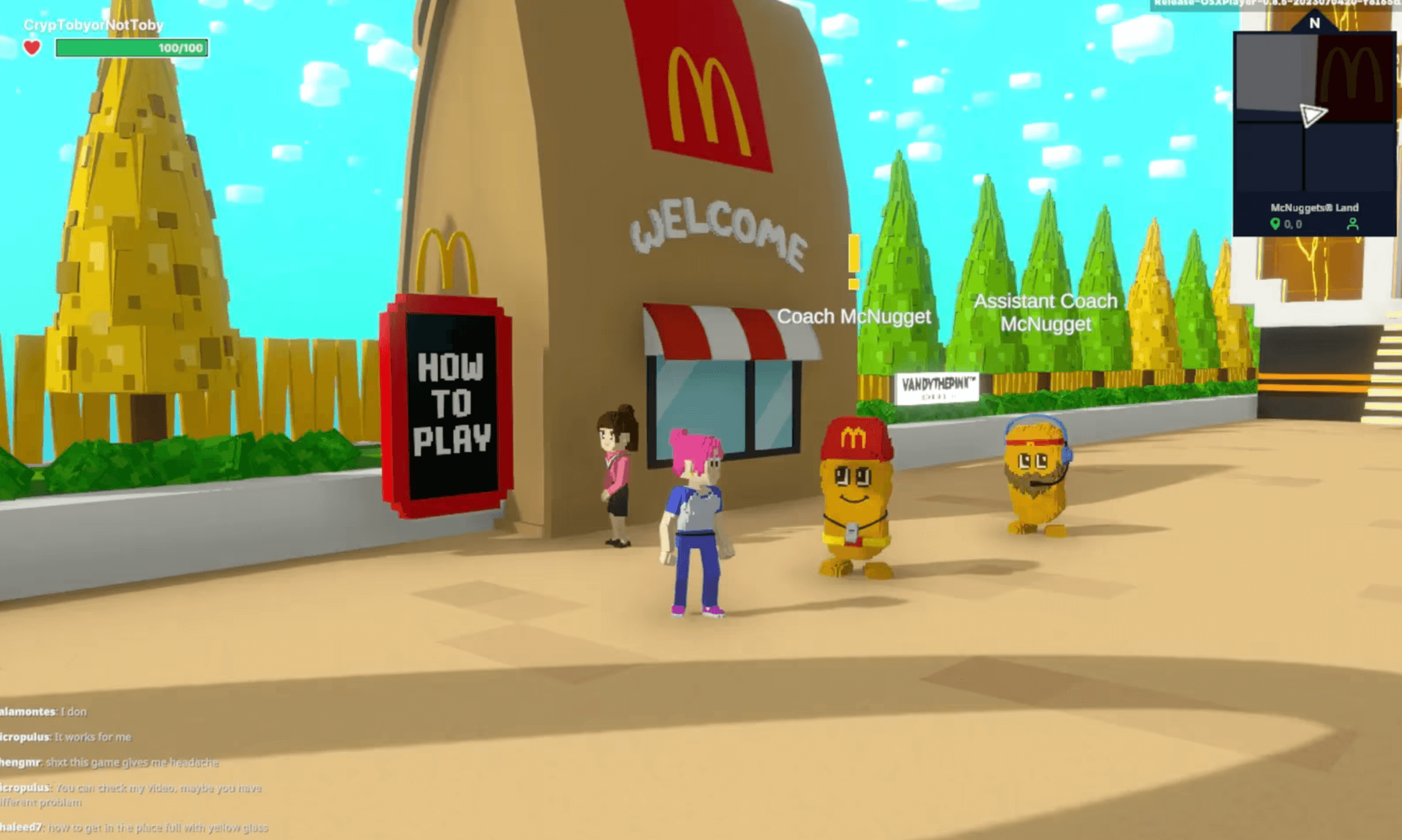 McDonald s McNuggets Land i A t metaverse Blockchain T rkiye Platformu McDonald s McNuggets Land i A t metaverse Blockchain T rkiye Platformu